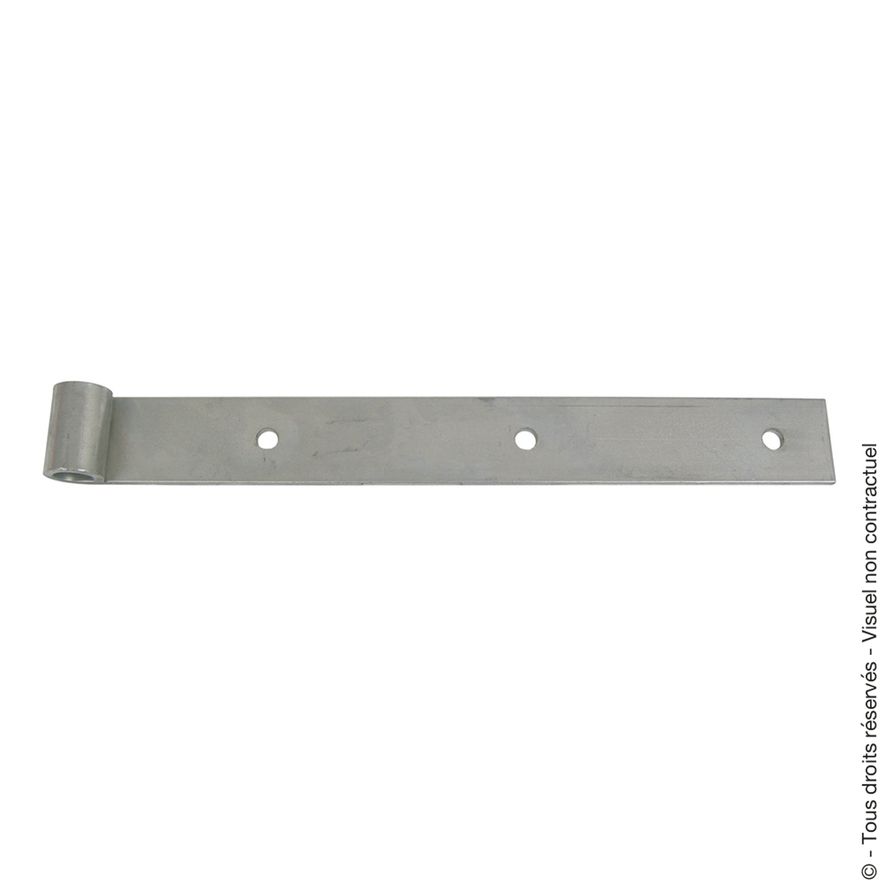 Penture droite percée Inox 316 L - Foussier