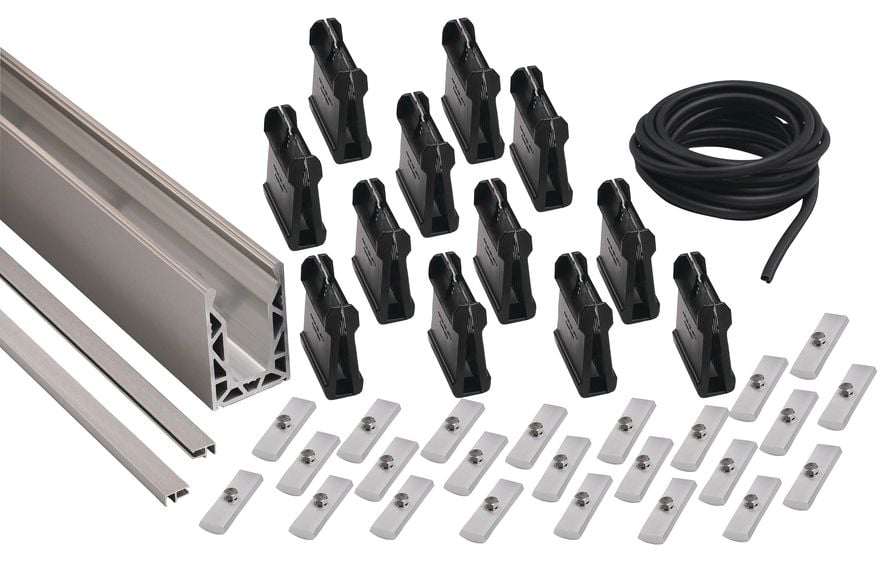 Profil garde-corps Defender 450 Pour verre épaisseur 8.8.2 - Foussier