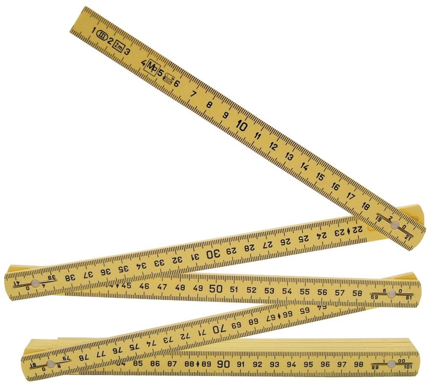 Mètre pliant polyamide et fibre de verre - Foussier