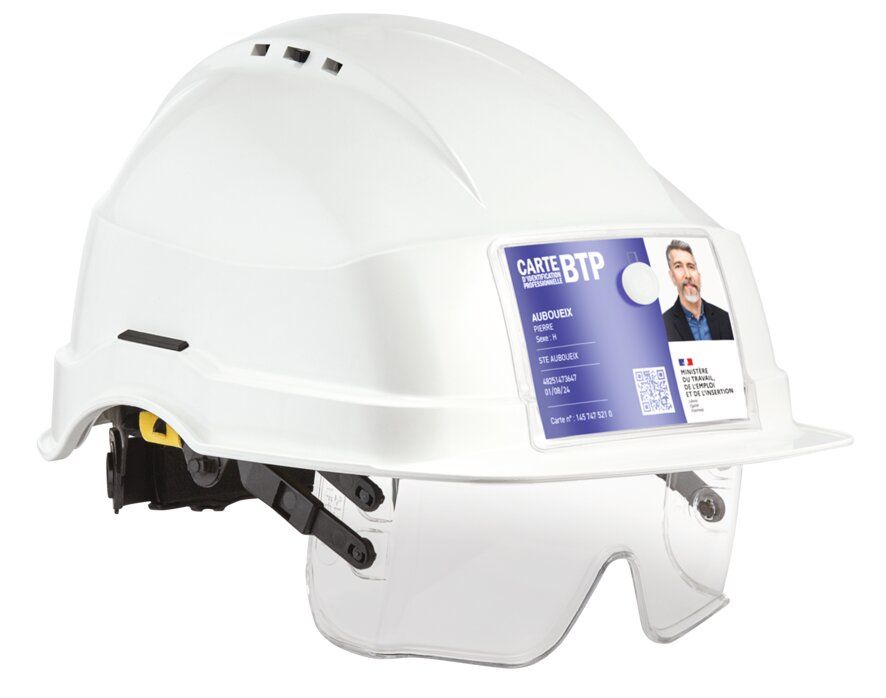 Casque IRIS 2 + sur-lunette + porte-badge - Foussier