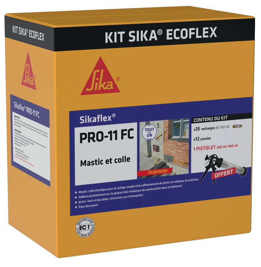 Mastic PU Sikaflex® PRO-11 FC Purform Kit écoflex purform - Foussier